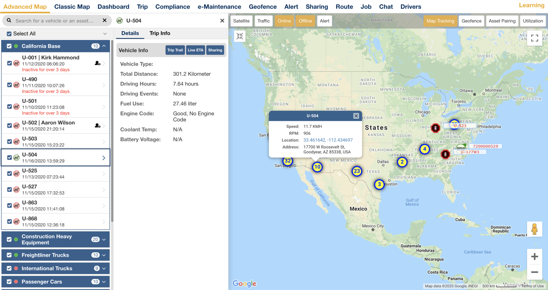 Introducing FleetUp’s Advanced Map | FleetUp