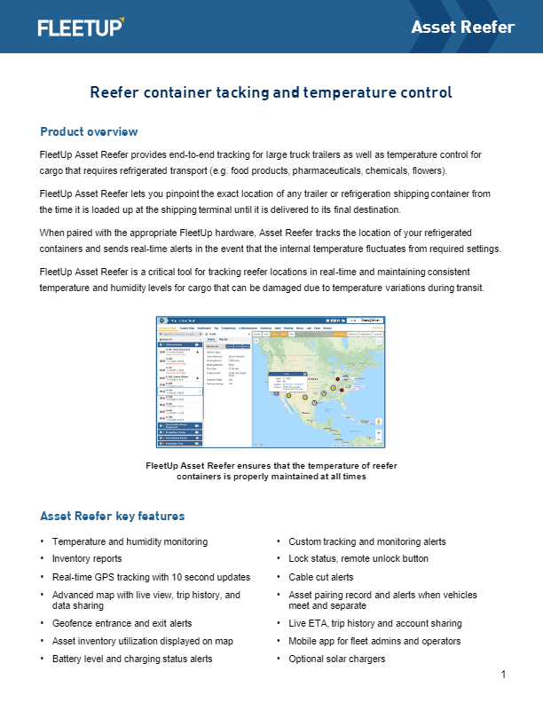Datasheets - FleetUp