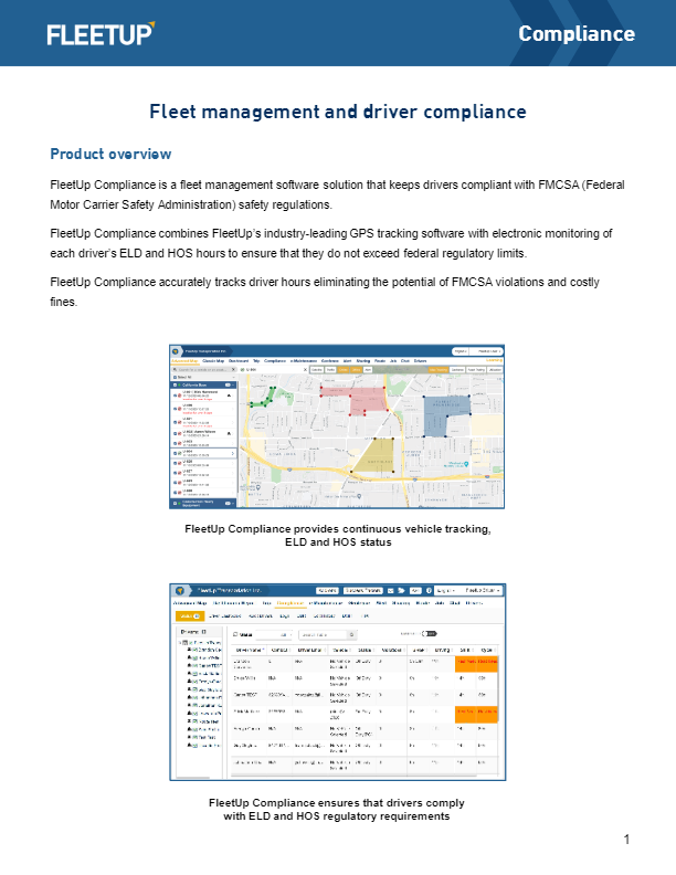 Datasheets - FleetUp