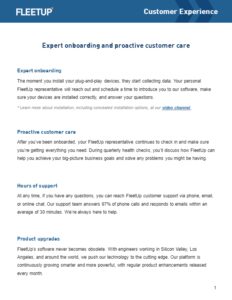 Datasheets - FleetUp